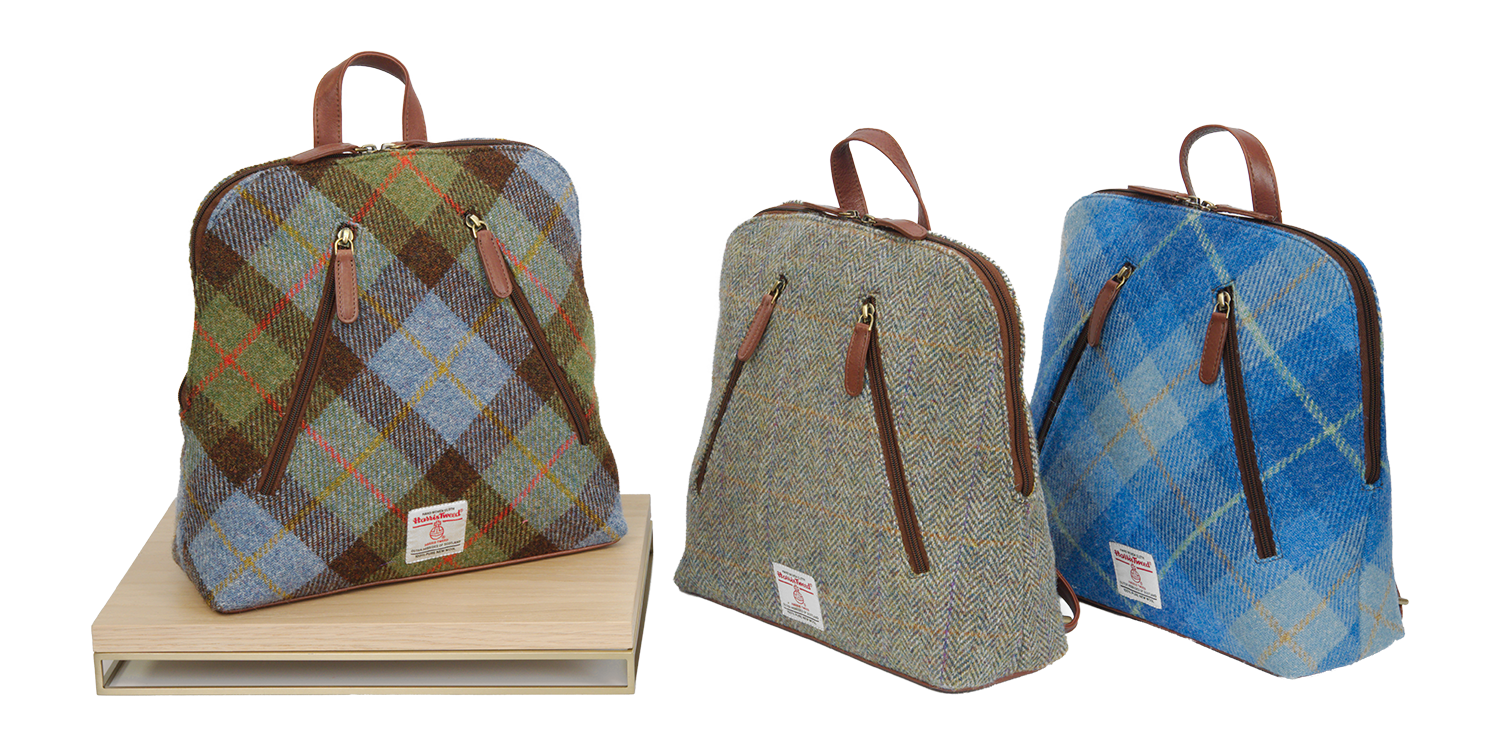 Medium Backpack – Harris Tweed Isle of Harris