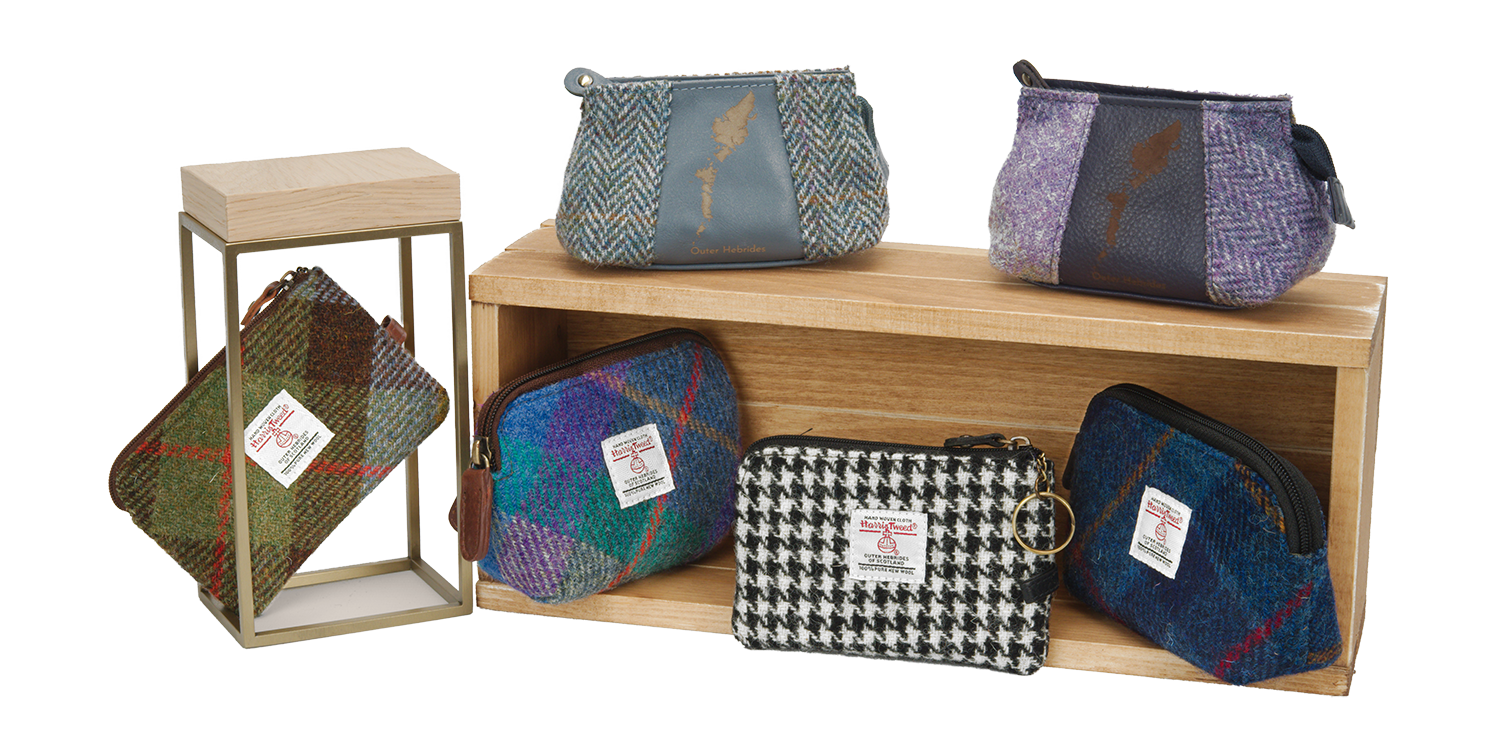 Zip Coin Purses – Harris Tweed Isle of Harris