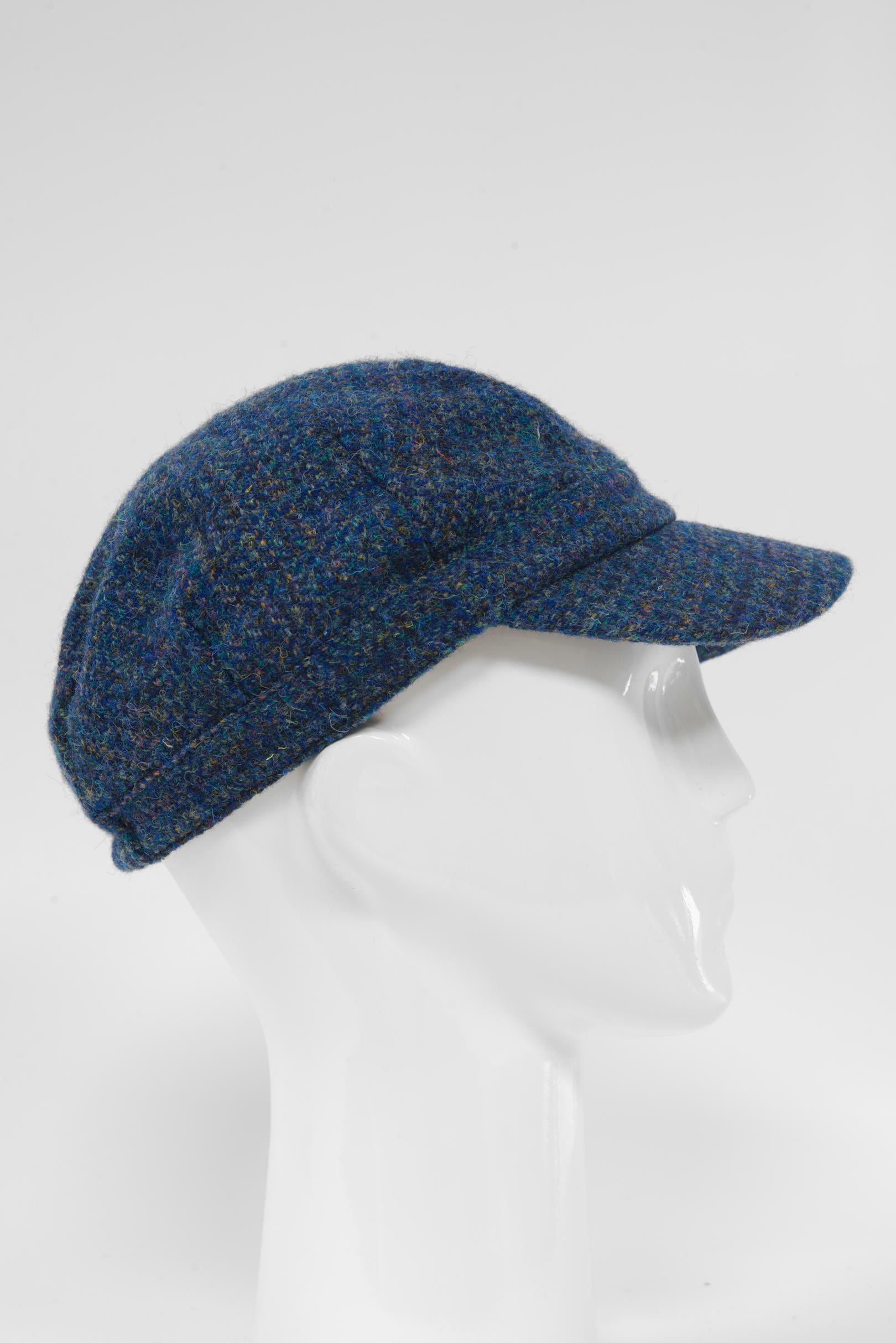Harris Tweed Cadet Cap Peacock Blue (HH) – Harris Tweed Isle of Harris