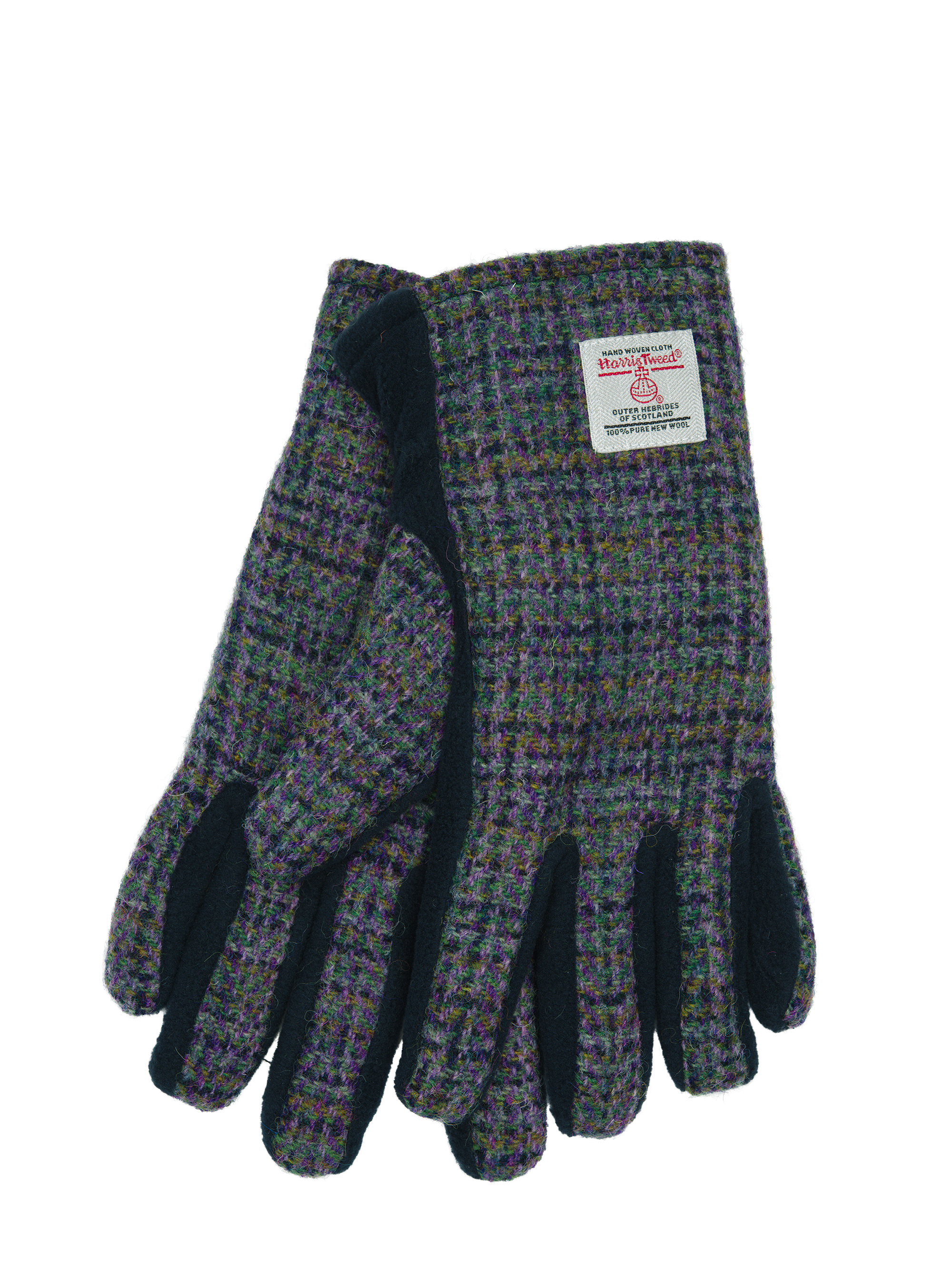 Harris Tweed Ladies Fleece Gloves Thistle – Harris Tweed Isle of Harris