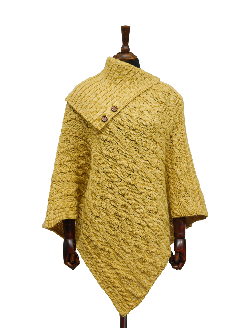 Long Neck Poncho Summer Storm – Harris Tweed Isle of Harris